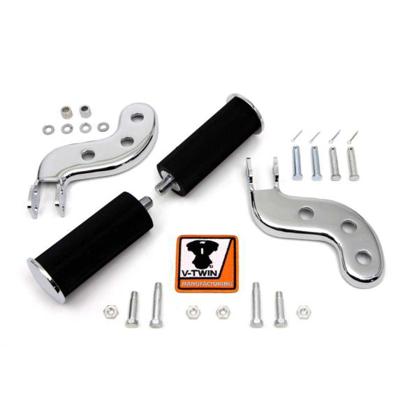 V-TWIN 品番 27-1253 Buddy Seat Footpeg Set Chrome V-Twin    Vツイン お取寄せ品