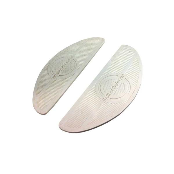 V-TWIN 品番 28-0469 Footboard Mat Set White Wyatt Gatling    Vツイン お取寄せ品