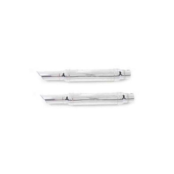V-TWIN 品番 30-1109 Replica Muffler Set with Slash Cut Ends V-Twin 65230-62   Vツイン お取寄せ品