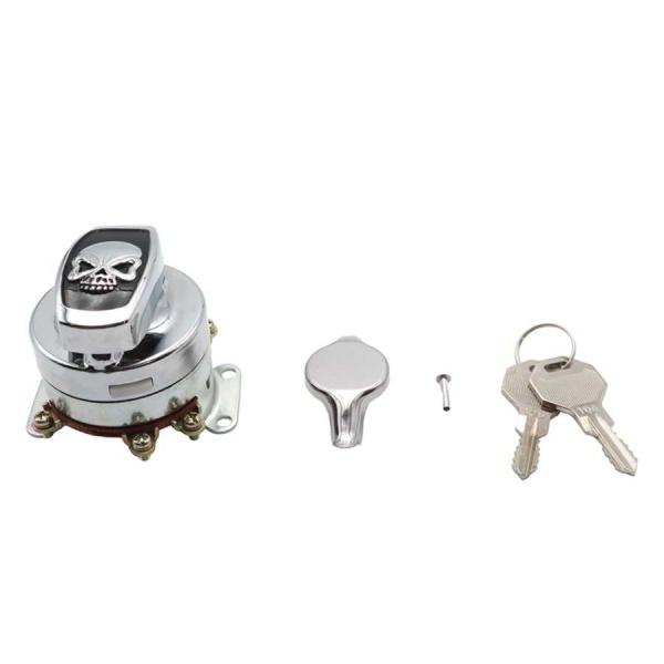 V-TWIN 品番 32-1193 Fat Bob Ignition Switch with 6 Terminals Volt Tech    Vツイン お取寄せ品