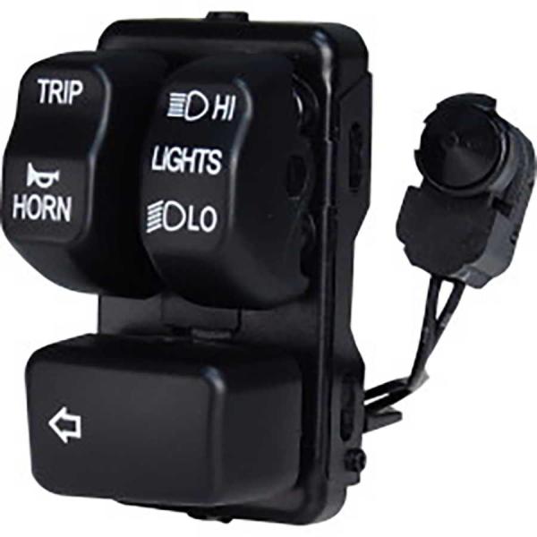 V-TWIN 品番 32-1649 Left Side Handlebar Control Module Black V-Twin 71500292   Vツイン お取寄せ品