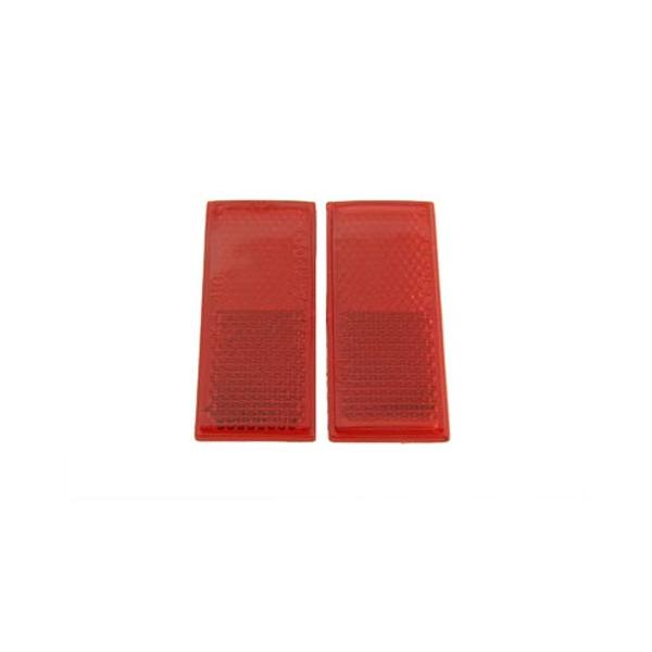 V-TWIN 品番 33-0039 Rear Red Reflector Set Wyatt Gatling 59255-72   Vツイン お取寄せ品