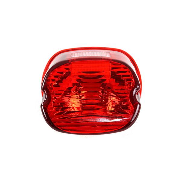 V-TWIN 品番 33-0239 Tail Lamp Lens Laydown Style Red Wyatt Gatling    Vツイン お取寄せ品