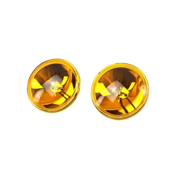 V-TWIN 品番 33-0297 4-1/2 inch Amber Sealed Beam 12 Volt Spotlamp Set Wyatt Gatling    Vツイン お取寄せ品