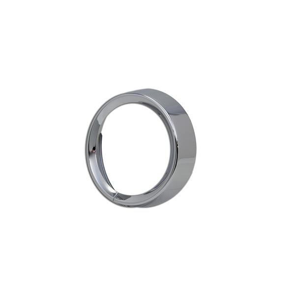 V-TWIN 品番 33-0808 7 inch Headlamp Chrome Frenched Trim Ring Wyatt Gatling 67700215   Vツイン お取寄せ品