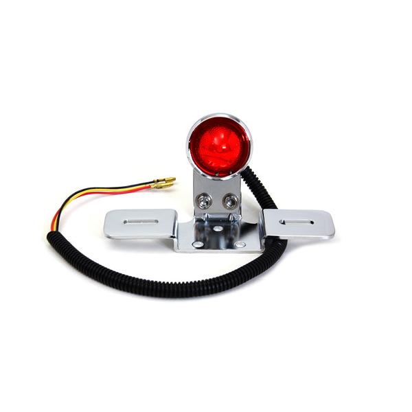 V-TWIN 品番 33-1093 Chrome Universal LED Tail Lamp Assembly Wyatt Gatling    Vツイン お取寄せ品