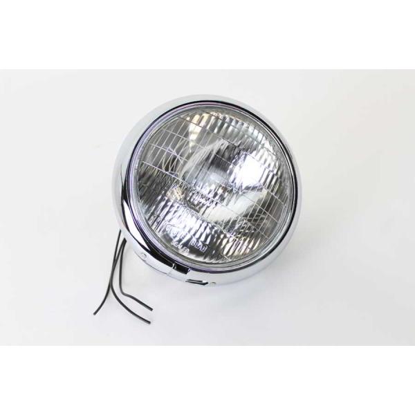 V-TWIN 品番 33-1620 7 inch Round Headlamp 6 Volt V-Twin    Vツイン お取寄せ品