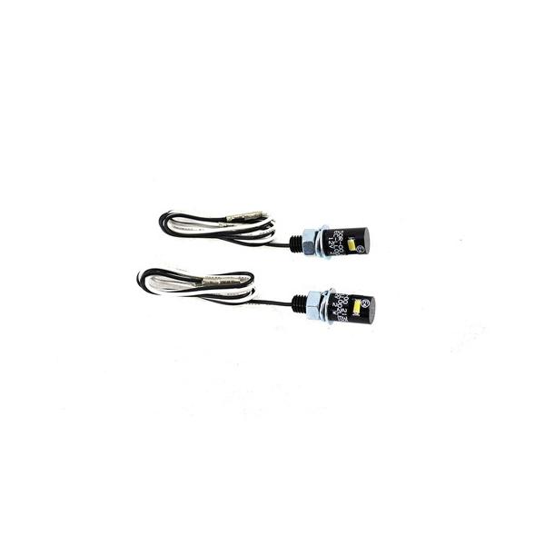 V-TWIN 品番 33-1684 Black Burdett License Plate Bolt Set with LED V-Twin    Vツイン お取寄せ品