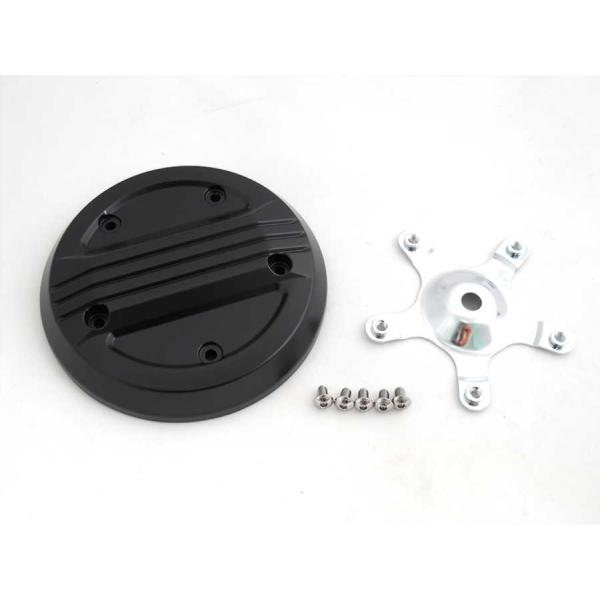 V-TWIN 品番 34-0060 Air Flow Style Air Cleaner Insert Black Wyatt Gatling    Vツイン お取寄せ品