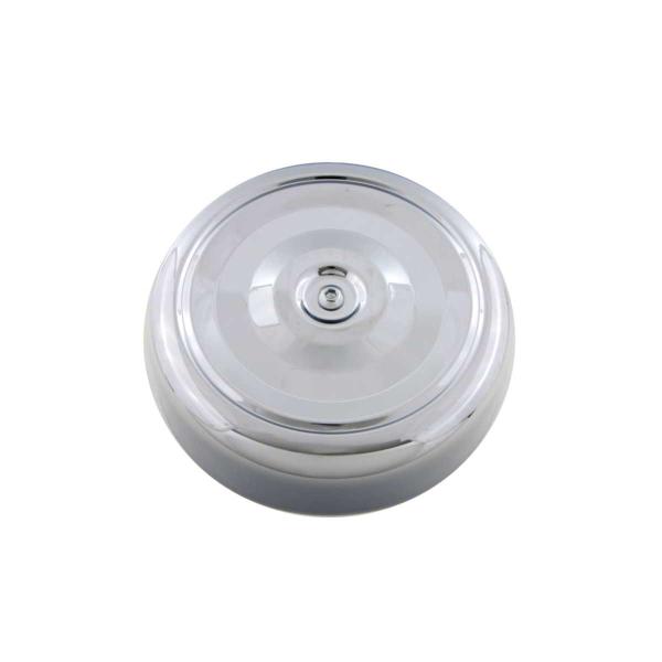 V-TWIN 品番 34-1379 Chrome Round Bobbed Style 7 inch Air Cleaner Cover Wyatt Gatling    Vツイン お取寄せ品