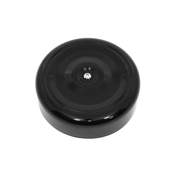 V-TWIN 品番 34-1380 Black Round Bobbed Style 7 inch Air Cleaner Cover Wyatt Gatling    Vツイン お取寄せ品