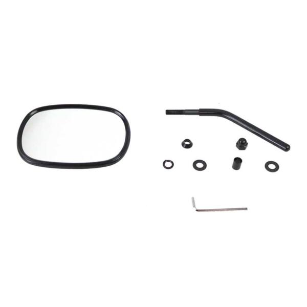 V-TWIN 品番 34-1490 Black Rectangular Mirror V-Twin 19875-70   Vツイン お取寄せ品
