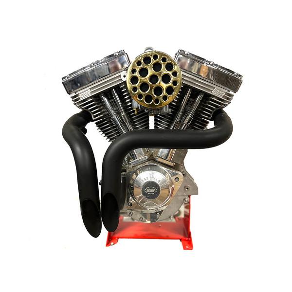V-TWIN 品番 34-1784 Wyatt Gatling Brass Drilled CV Air Cleaner Wyatt Gatling    Vツイン お取寄せ品
