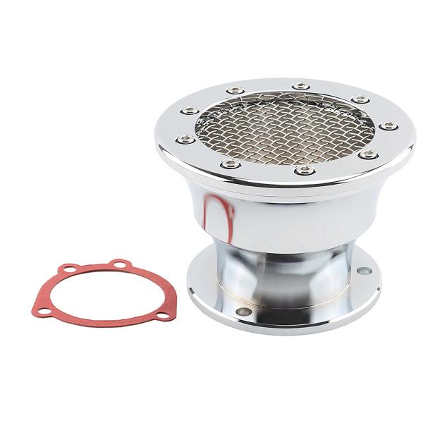 V-TWIN 品番 34-2341 Ultima Screened CV Velocity Stack Chrome Ultima    Vツイン お取寄せ品