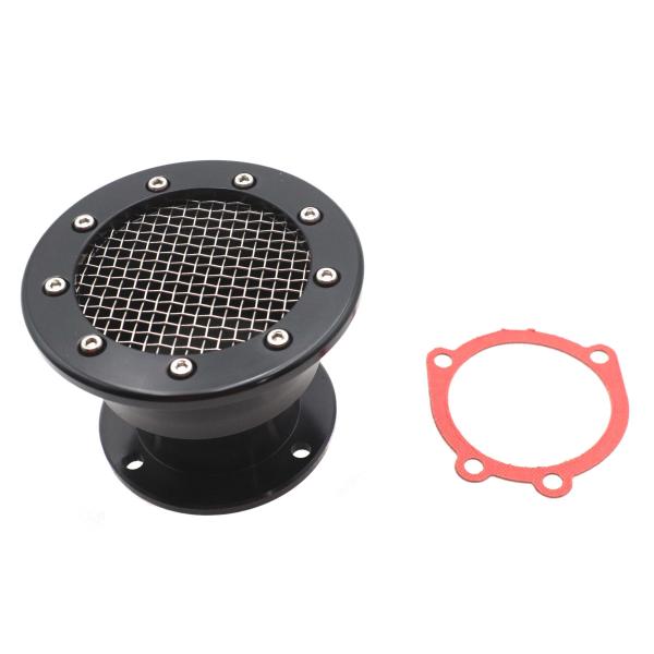 V-TWIN 品番 34-2344 Ultima Screened CV Velocity Stack Black Ultima    Vツイン お取寄せ品