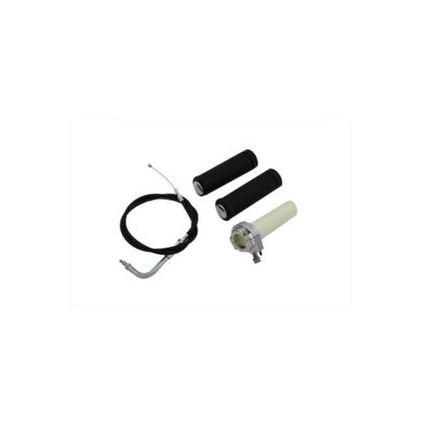V-TWIN 品番 35-0070 Keihin Handlebar Throttle and Cable Assembly V-Twin 56500-74   Vツイン お取寄せ品