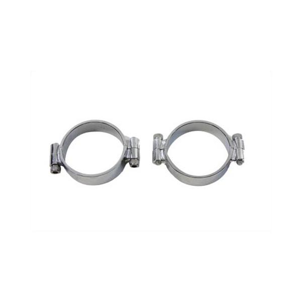 V-TWIN 品番 35-8026 Chrome Intake Manifold Clamp Set Sifton    Vツイン お取寄せ品