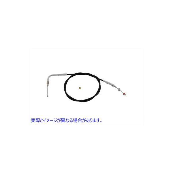 V-TWIN 品番 36-0728 41 inch Black Throttle Cable Barnett    Vツイン お取寄せ品