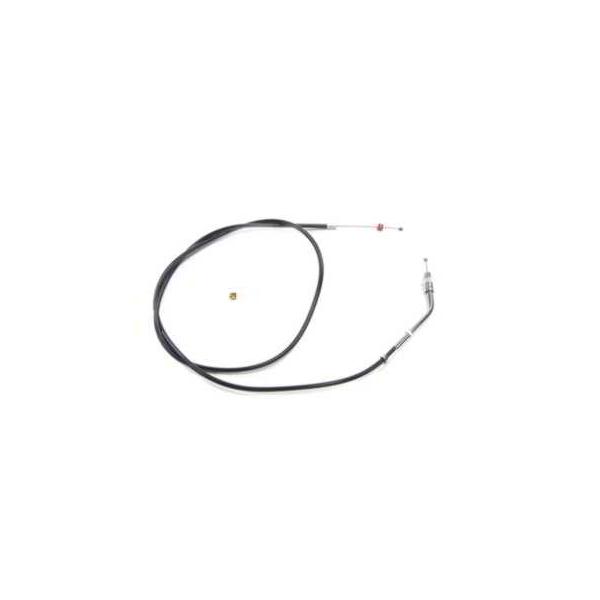 V-TWIN 品番 36-2465 Black Throttle Cable with 43.635 Casing Barnett    Vツイン お取寄せ品