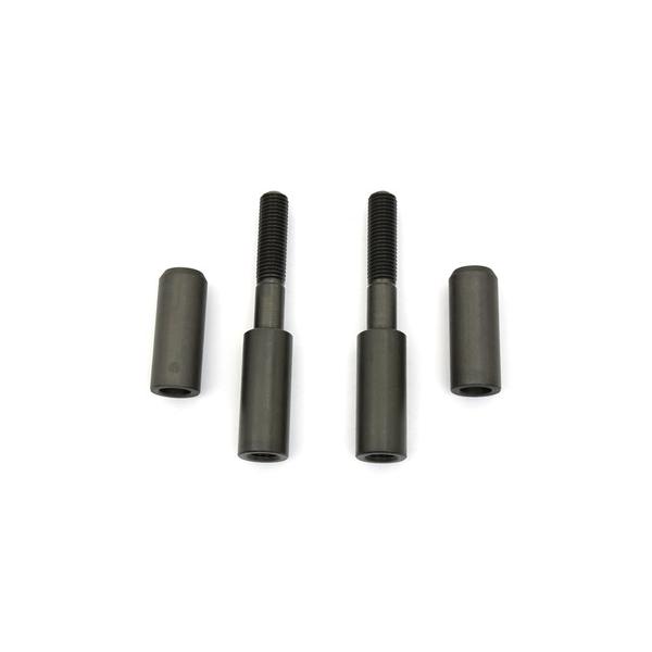 V-TWIN 品番 37-9397 Black Phosphate Mirror Relocation Kit V-Twin 91907-87   Vツイン お取寄せ品