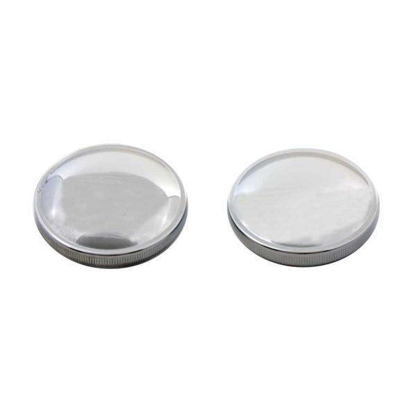 V-TWIN 品番 38-0315 Stock Style Gas Cap Set Vented and Non-Vented Chrome Wyatt Gatling    Vツイン お取寄せ品