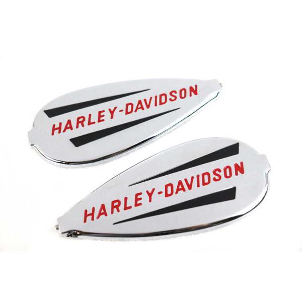 V-TWIN 品番 38-4045 Right and Left Gas Tank Emblem Set V-Twin    Vツイン お取寄せ品