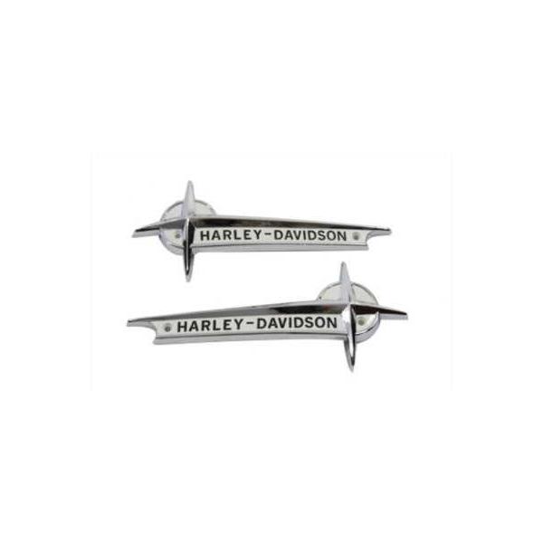 V-TWIN 品番 38-6162 OE Emblem Set with Black Lettering OE 61776-61T   Vツイン お取寄せ品