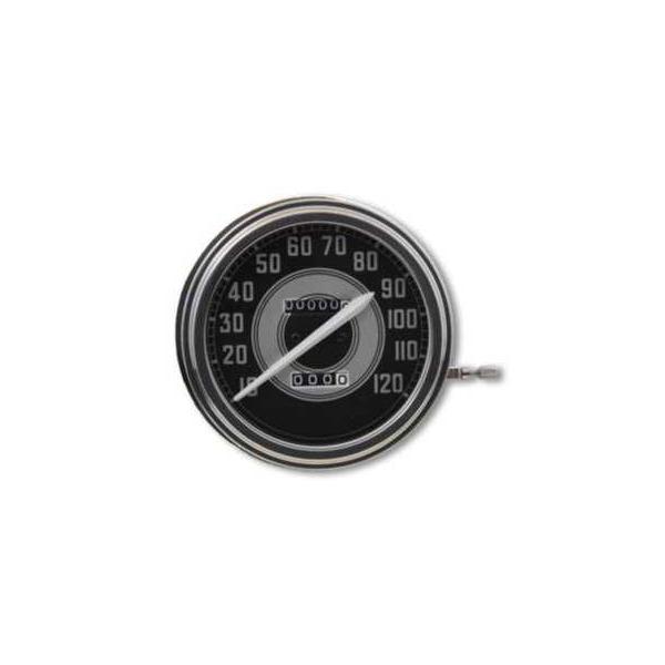 V-TWIN 品番 39-0299 Speedometer with 2:1 Ratio and White Needle V-Twin    Vツイン お取寄せ品