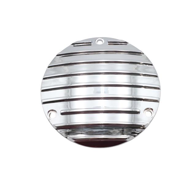 V-TWIN 品番 42-1823 Finned Derby Cover Chrome V-Twin    Vツイン お取寄せ品