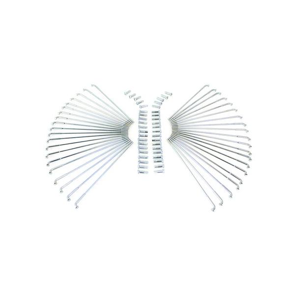 V-TWIN 品番 45-0797 Zicad Plated 18 inch Star Hub Spoke Set V-Twin    Vツイン お取寄せ品