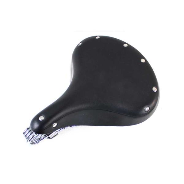 V-TWIN 品番 47-0609 Troxel Replica Bicycle Solo Seat Black Corbin Gentry    Vツイン お取寄せ品