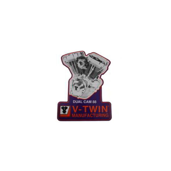 V-TWIN 品番 48-0033 Twin Cam Plaque V-Twin    Vツイン お取寄せ品