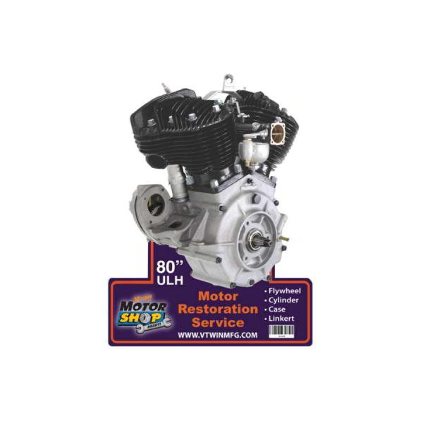 V-TWIN 品番 48-0498 80 inch Flathead Engine Plaque V-Twin    Vツイン お取寄せ品