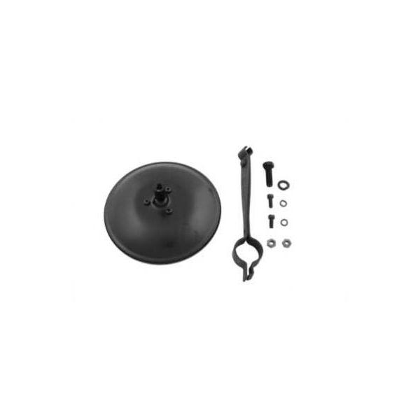 V-TWIN 品番 49-0912 Replica 5 inch Round Mirror Black V-Twin 11350-34   Vツイン お取寄せ品