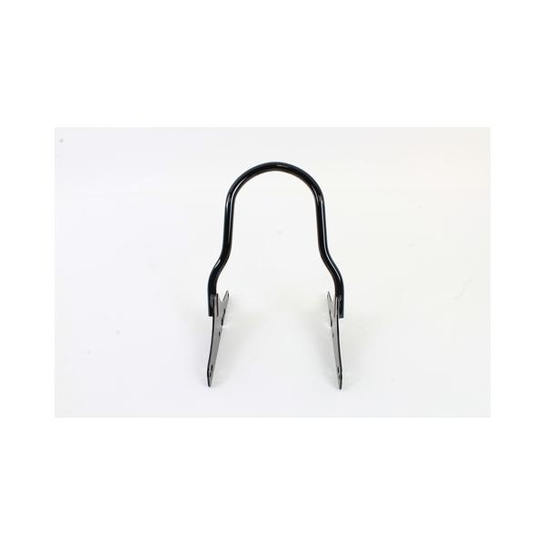 V-TWIN 品番 50-1226 10-1/4 inch Low Profile One Piece Sissy Bar Black Wyatt Gatling 52300403   Vツイン お取寄せ品