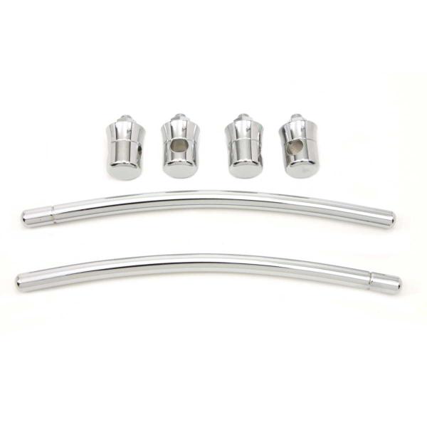 V-TWIN 品番 50-1532 Chrome Front Fender Trim Rail Kit Wyatt Gatling    Vツイン お取寄せ品