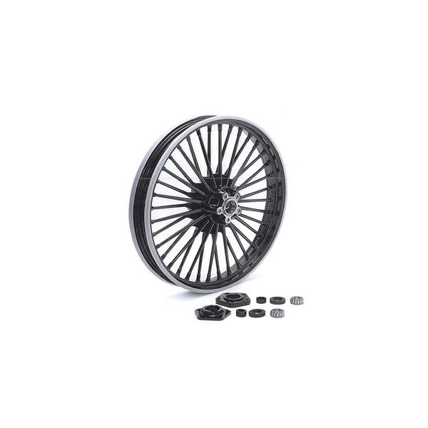 V-TWIN 品番 52-0001 21 inch x 2.15 inch Duro 36 Fat Spoke Matte Black Wheel V-Twin    Vツイン お取寄せ品