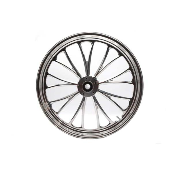 V-TWIN 品番 52-1431 21 inch x 2.15 inch Manhattan Front Wheel Polished Aluminum Ultima    Vツイン お取寄せ品