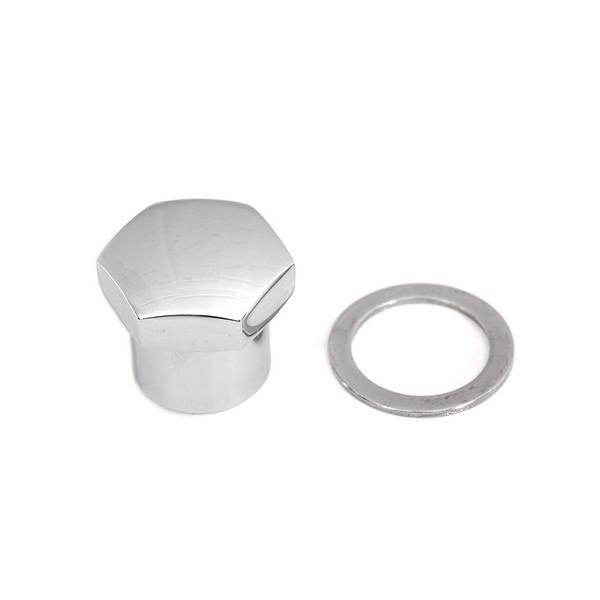 V-TWIN 品番 7619-1T Chrome Domed Triple Tree Fork Stem Nut V-Twin    Vツイン お取寄せ品