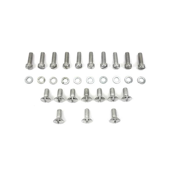 V-TWIN 品番 8156-30 Cadmium Outer Primary Cover Screw Set Stock Colony    Vツイン お取寄せ品