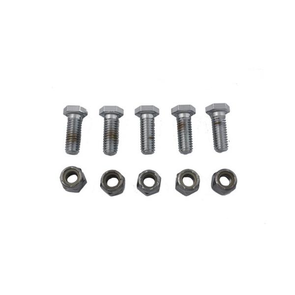 V-TWIN 品番 8738-10T Disc Hex Bolt and Nut Set Chrome V-Twin 41198-73   Vツイン お取寄せ品