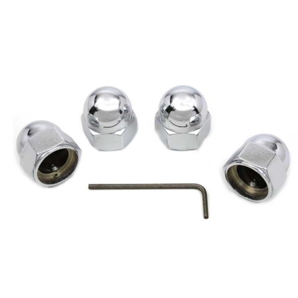 V-TWIN 品番 9000-4 Acorn Type Headbolt Cover Chrome Colony    Vツイン お取寄せ品