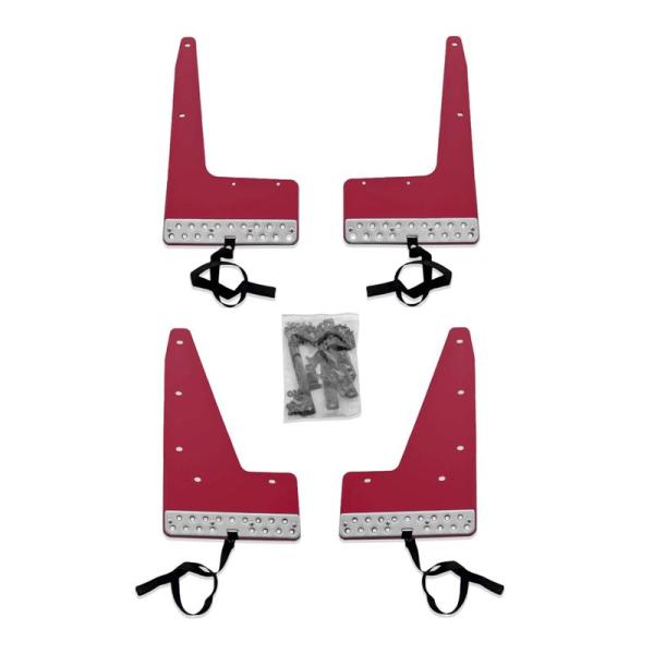 商品名】 マッドガード 前後セット レッドミツビシ デリカミニ用【設定車種】 対応車種：MITSUBISHI DELICA MINI対応型式：ALL年式：2023/05〜【特長】 ＜カラー＞レッド＜備考＞● リヤバンパーに穴あけ加工が必要。...