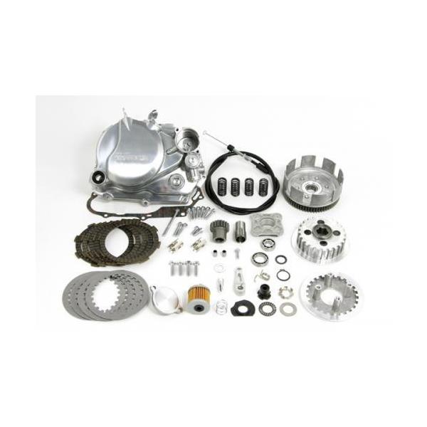 アルミニウムダイカストクラッチカバー(バフ研磨クリア塗装)適合車両モンキー・ゴリラ:6Vモンキー/ゴリラ(Z50J-1300017 〜1805927):12Vモンキー(Z50J-2000001〜/AB27-1000001〜1899999):...