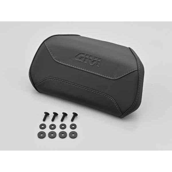 GIVI V58 MAXIA 別売品（OPTION）。・サイズ：幅300×高さ185×奥行（背の部分）30（mm）　・重量：340g※取り付けにはケース本体への穴開け加工が必要。（7mm×4ヶ所）　※バックレストは補助的なものです。常に体重...