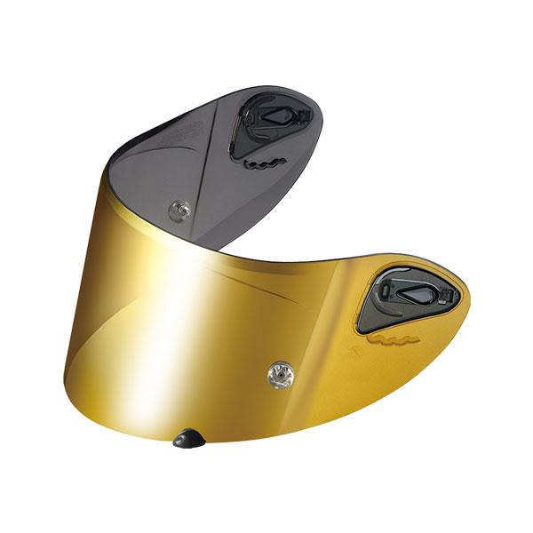 品番：OGK4966094539900ワイドタイプのピンロックシート装着を可能とした新設計SAF-Wシールド。リプレイスシールドとピンロックシートを同時装着可とした「シールドポストNo.3」を標準装備し、即レースにも対応できます。カラー：ゴ...