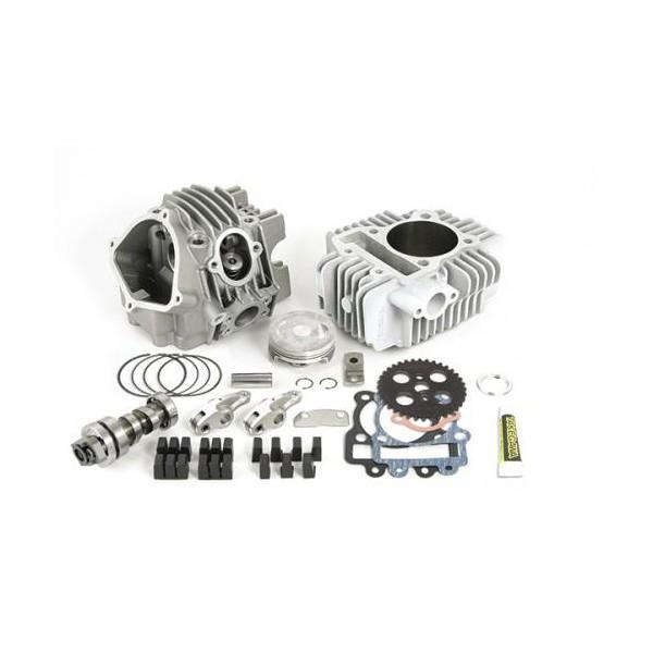 品番：SP01-05-0370スーパーヘッド+Rヘッドキット、シリンダーキット、カムシャフトがセットになっております。排気量:178cc　ボア径:67mm　圧縮比:12.0:1付属カムシャフト：S-20Dスーパーヘッド+R●バルブ径インテー...