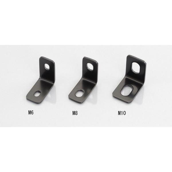 品番：0900-529-10601商品内容：■多彩な用途に使用できる汎用スチールステーです。■L 型 ■適用ボルト ： M6■長穴数 ： 2○1本販売○材質 ： スチール○表面処理 ： ブラック塗装○厚さ ： 2.3mm ■JANコード ：...