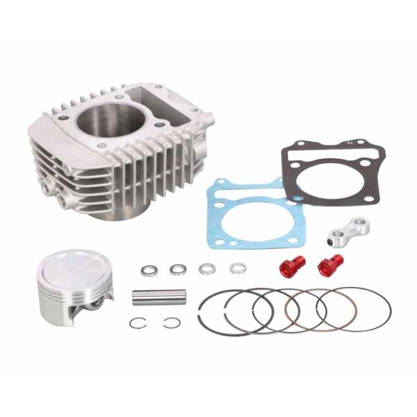 ノーマルシリンダーヘッドをそのまま使用できるボアアップkitです。排気量アップによるパワー、トルクアップを実現。特にトルクは中速域からノーマルをはるかに上回り、扱いやすい特性としています。※装着にはi-mapの他、大容量インジェクター、ハイ...