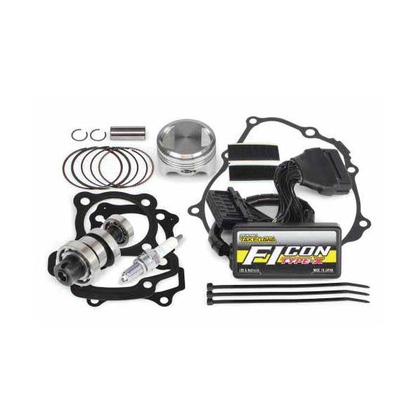 ハイパーチューニングセットは、ハイコンプピストンキットにFIコン TYPE-X(インジェクションコントローラー)が付属しています。■ ハイコンプピストンキットボア径50mm(ノーマルと同じボア径)　圧縮比 ハイコンプピストン 12.5:1(...